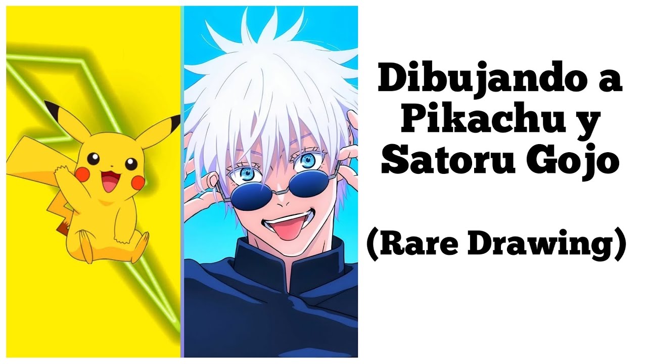 "Dibujo a Lápiz de Pikachu y Satoru Gojo | Arte en Progreso" - YouTube