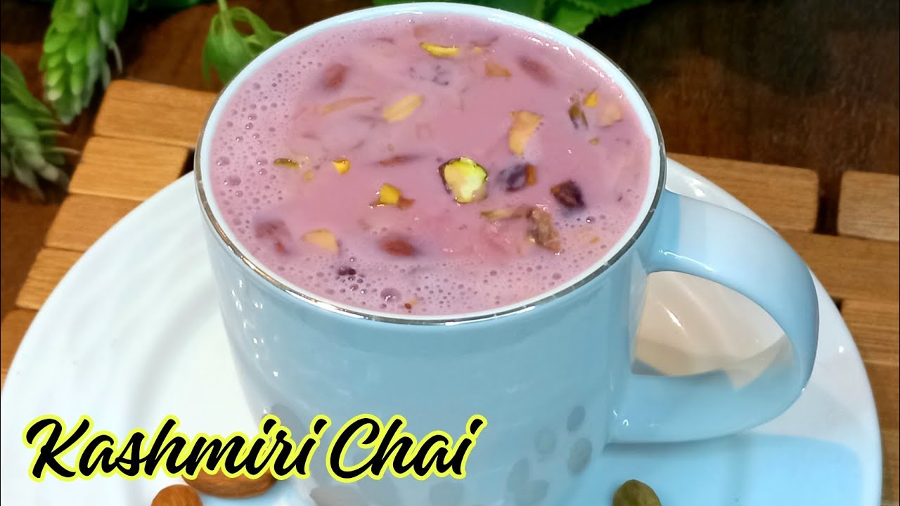 Kashmiri/Gulabi Chai|کشمیری چائے بنانے کا طریقہ|Pink Tea|Tea Recipe ...