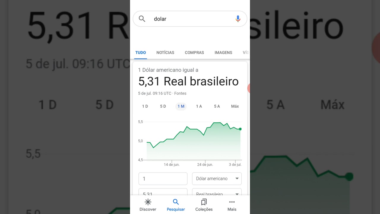 05/07/20 DÓLAR COTACAO DO DÓLAR HOJE - YouTube