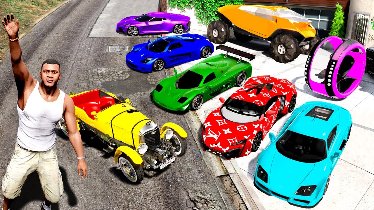 Collecting OCTILLIONAIRE SUPER CARS in GTA 5! - YouTube