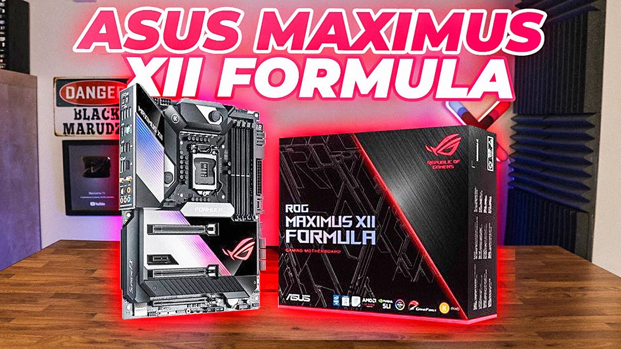 ROG Maximus XII Formula / Z490 na wypasie / TEST z i9 10900K - YouTube