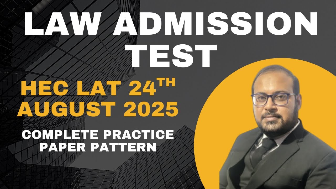 LAT, LAW ADMISSION TEST 2025 || Complete Paper preparation Guide ...