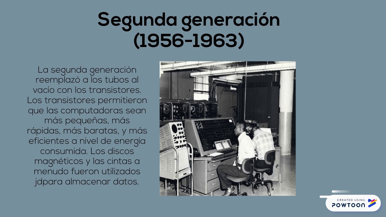 Computadoras De Segunda Generación 1956 1963