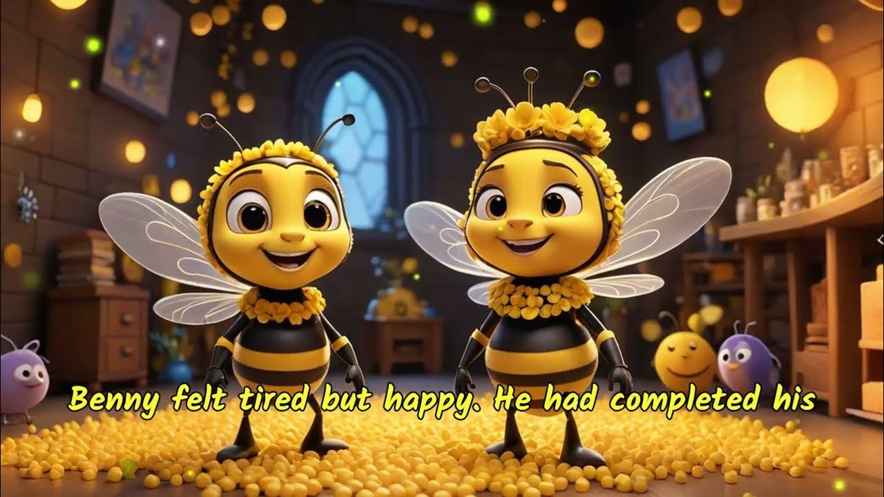 Benny the Bee's Big Adventure | Bedtime Stories for Kids - YouTube