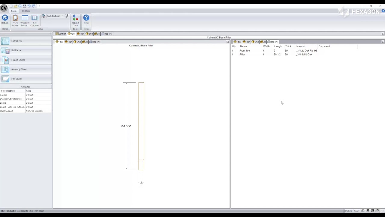 CABINET VISION Submittals - Oversize Fillers - YouTube