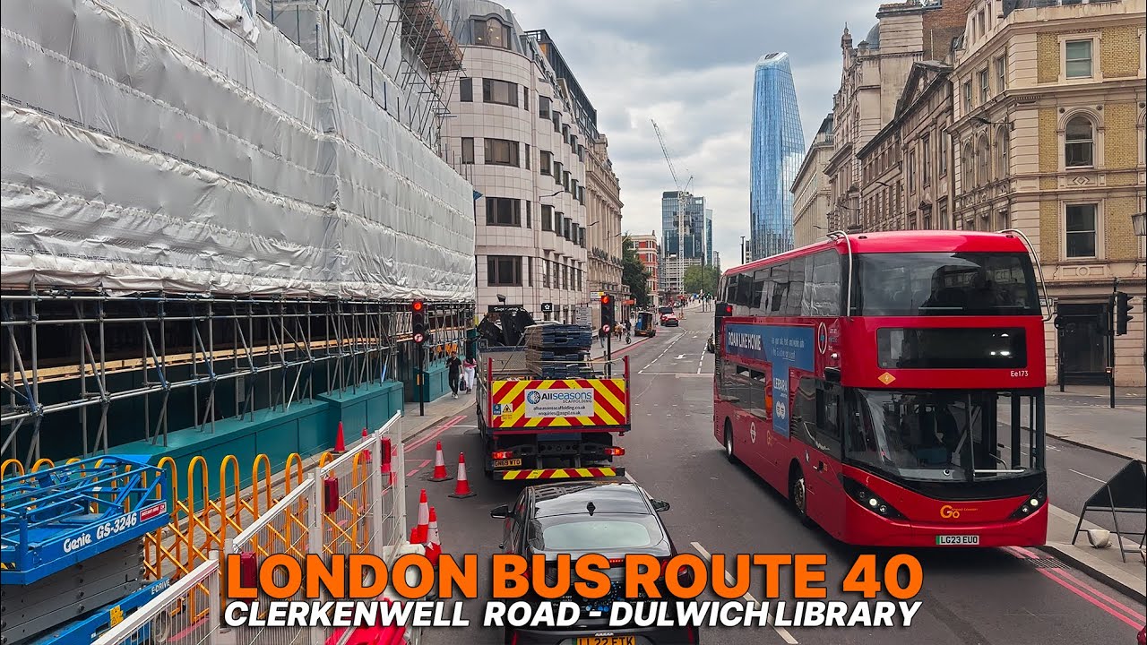 London's Route 40 Bus Journey: Clerkenwell to Dulwich, exploring London ...