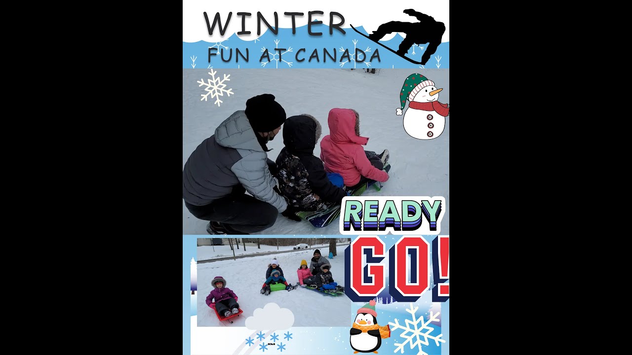 Winter Experience in Canada 🍁 | Snow sliding and Family fun! - YouTube