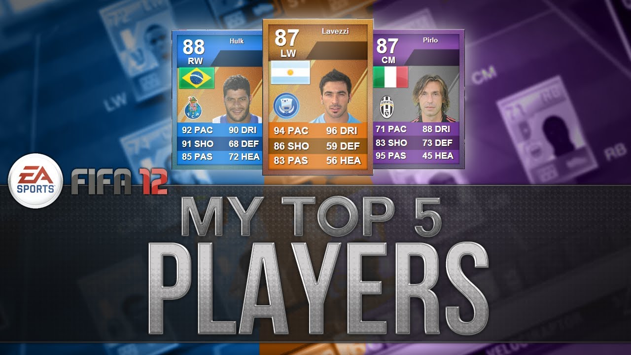 MY TOP 5 SPECIAL CARDS w/ iMOTM Pirlo | FIFA 12 Ultimate Team - YouTube