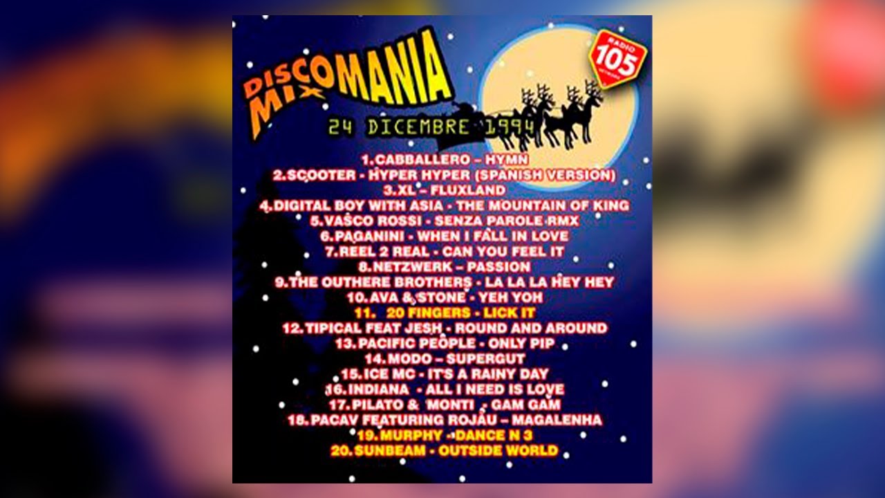 Discomania Mix 24 Dicembre 1994 - YouTube