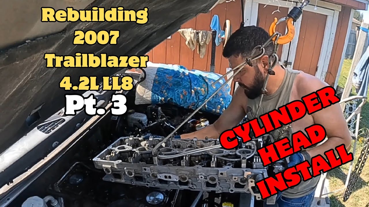 Rebuilding 07 Trailblazer 4.2L LL8 Engine Pt. 3 - CYLINDER HEAD INSTALL ...