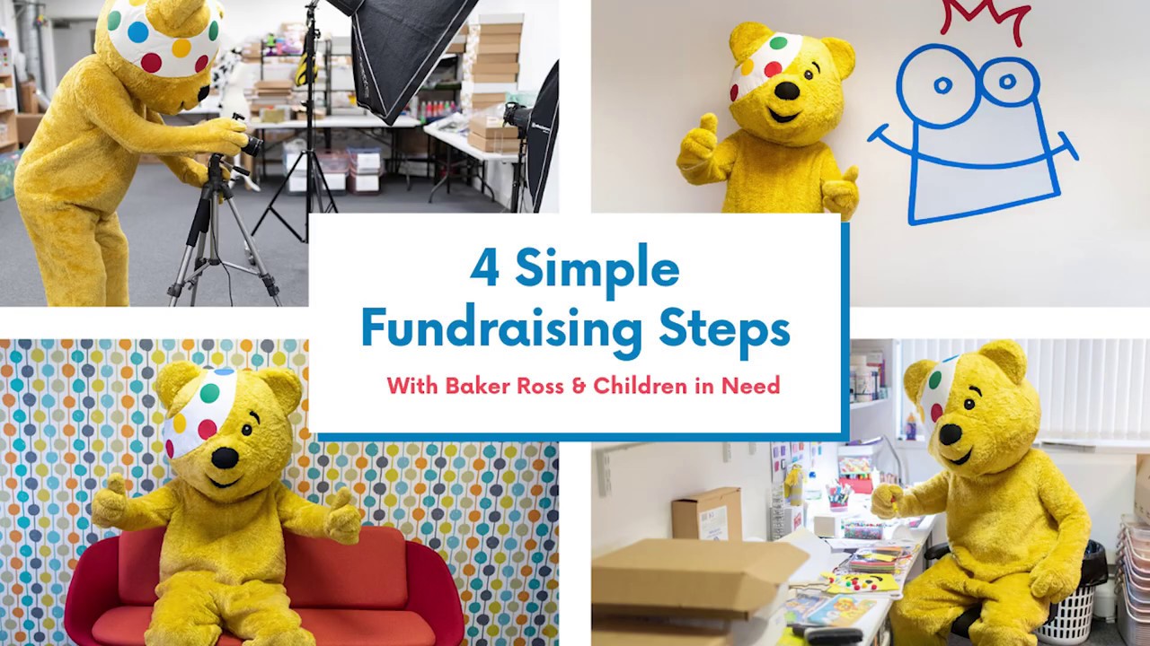 4 Simple Fundraising Steps | Children in Need Crafts - YouTube