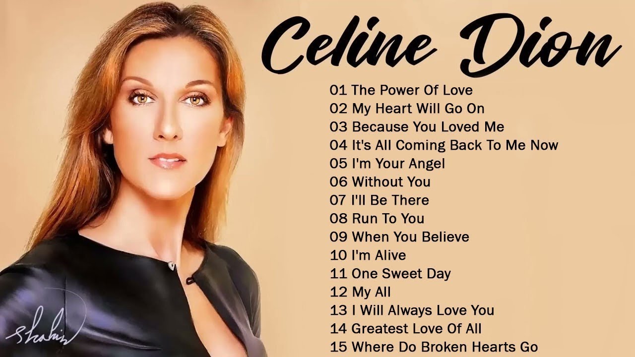 Celine Dion Full Album 💕 Celine dion greatest hits full album 🎶 The ...