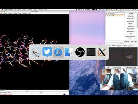 UCSF Chimera - Getting started - Command Line Version - YouTube