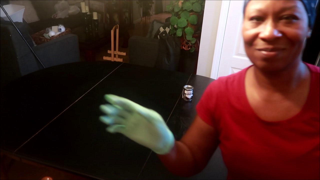 DIY // Kitchen Table revamp //Makeover // Part 1 - YouTube