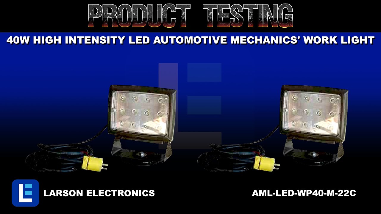 40W High Intensity LED Automotive Mechanics' Work Light w/ Magnetic ...