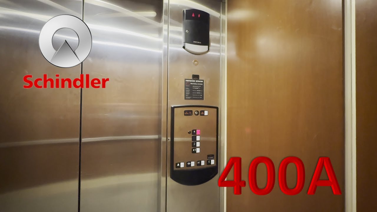 Very Worn 2007 Schindler 400A Elevators • Scranton, PA - YouTube