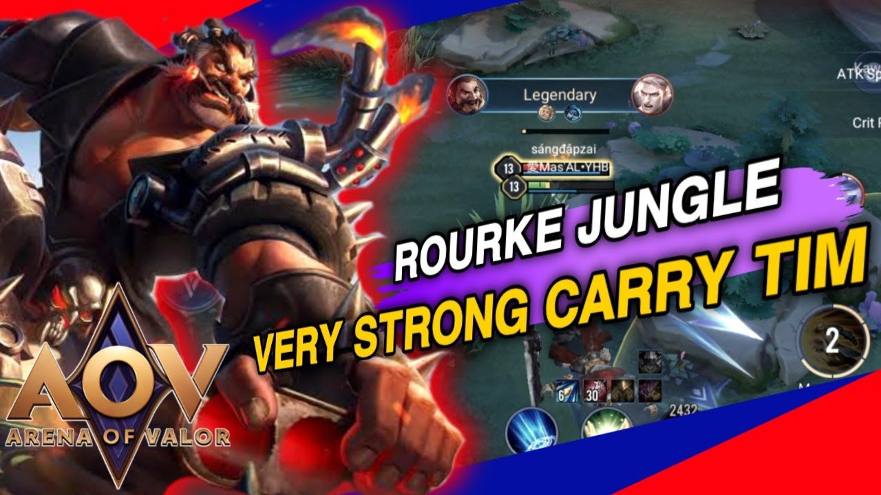 Arena Of Valor Gameplay 2022 - Rourke Aov Jungle - Arena of Valor - Liên Quân - Rov - Cot - YouTube