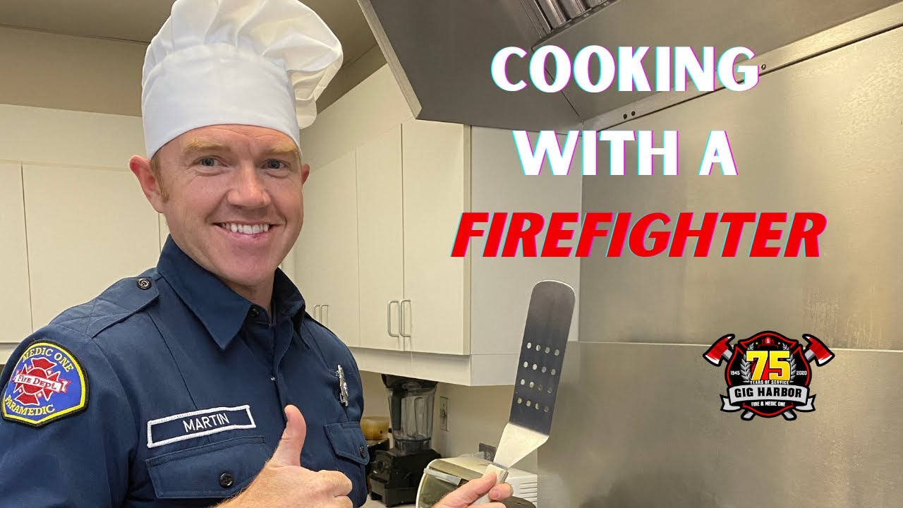 Cooking with a Firefighter - YouTube