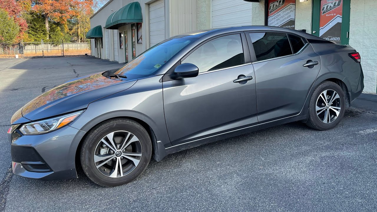 2021 Nissan Sentra SV Window Tint - YouTube