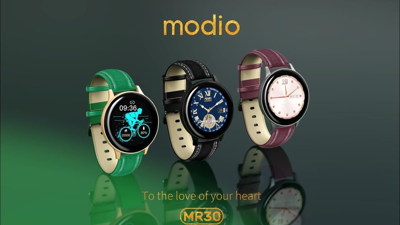 Modio MR30 Stylish Smart Watch Men, Women, Bluetooth Calling - YouTube