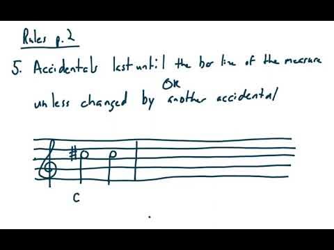 Music Theory 1-7: Accidentals - YouTube