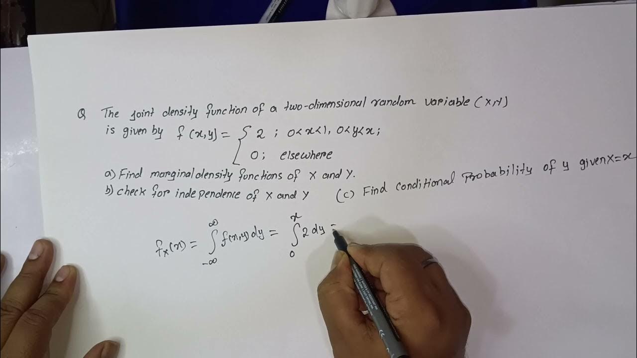 Two dimensional continuous random variable - YouTube
