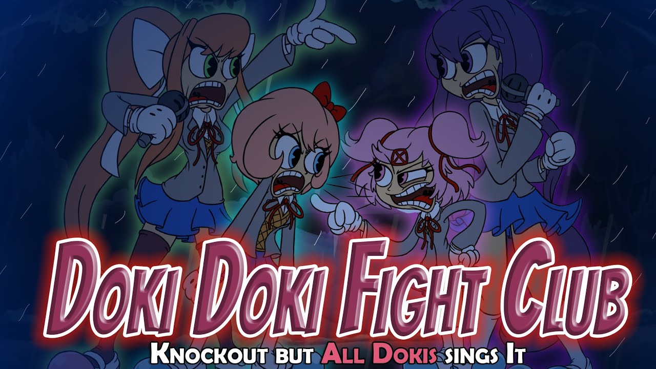Doki Doki Fight Club (Knockout but All Dokis sings It) - FNF Cover ...