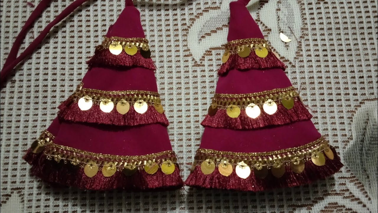 लटकन की सुन्दर डिजाइन बनाना सीखे //new latkan design cutting ️ and ...