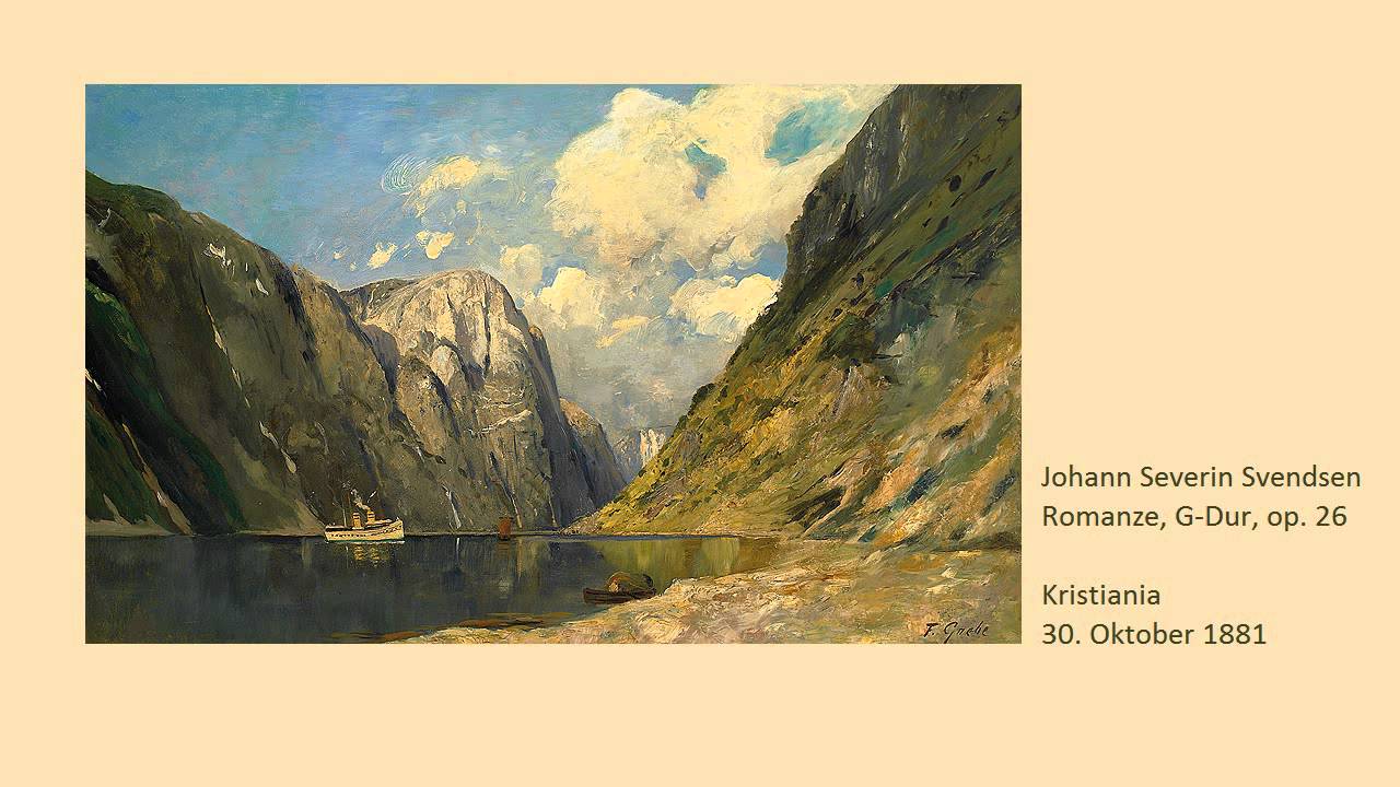 Johann Severin Svendsen - Romanze, G-Dur, op. 26 - YouTube