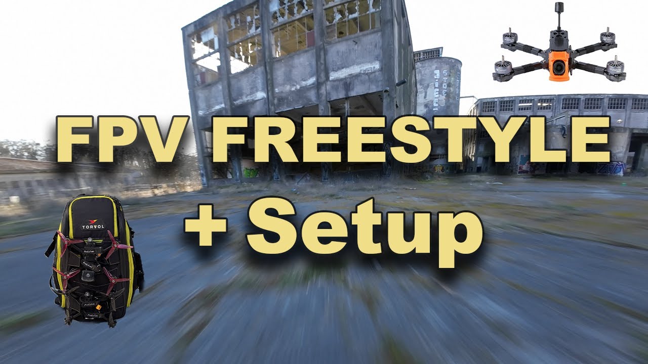 2 CRAZY FPV FREESTYLE LINES + MEIN SETUP - YouTube