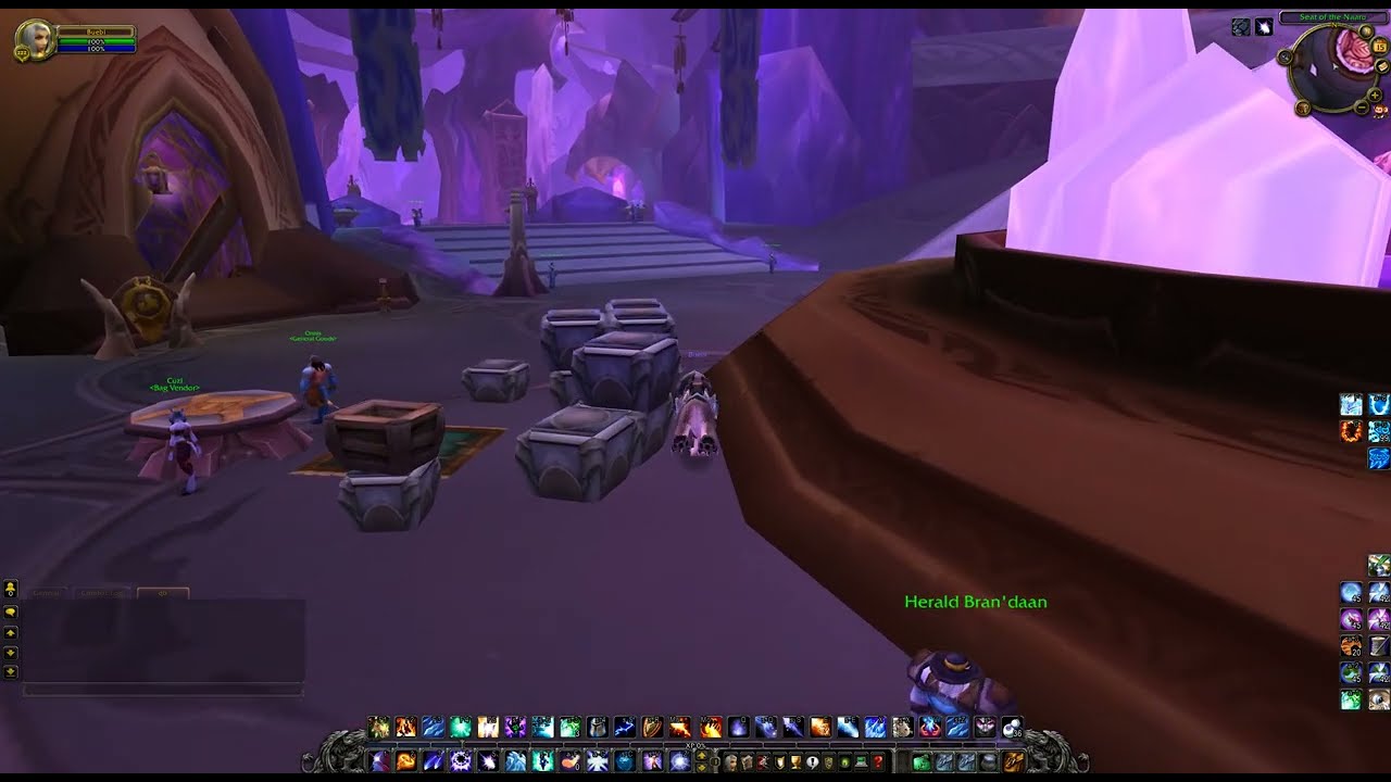 Exodar Inscription Trainer Location Wow Wotlk Youtube