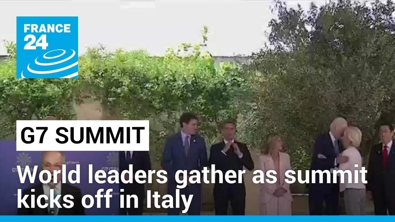 World leaders gather as G7 summit kicks off in Italy • FRANCE 24 ...