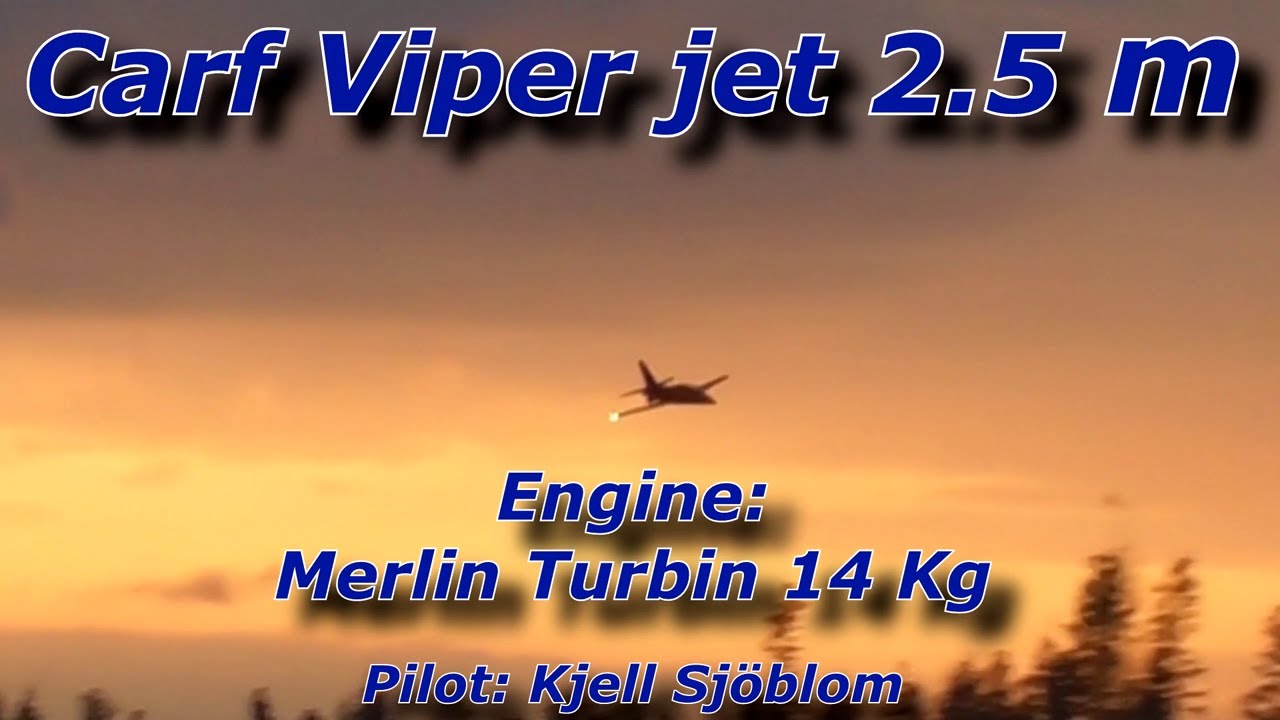 Carf Viper jet 2,5m - Kjell Sjöblom - YouTube