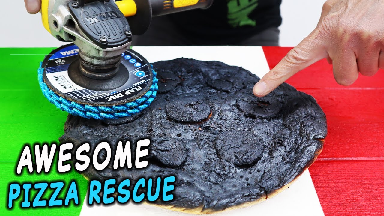 Burned Pizza Restoration - YouTube