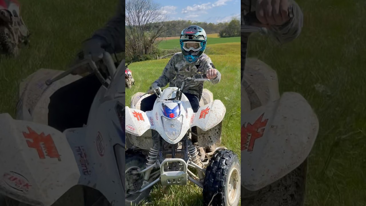 Atv drifting!! - YouTube