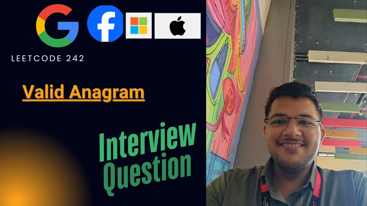 LeetCode 242 - Valid Anagram | Java Solution - YouTube