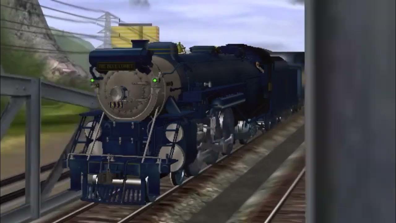 Trainz races New Haven I5 vs CNJ Blue Comet - YouTube