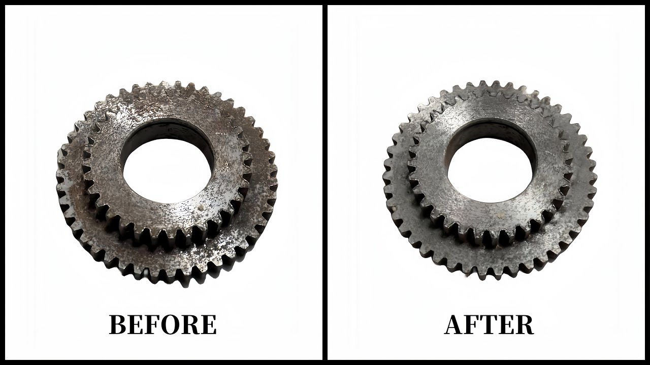 Amazing Metal Cleaning with Handheld Laser Rust Remover - YouTube