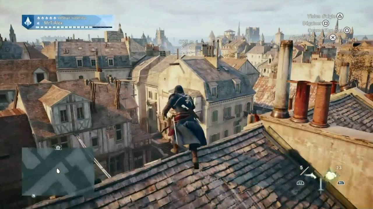 AC Unity les piece de la guillotine - YouTube