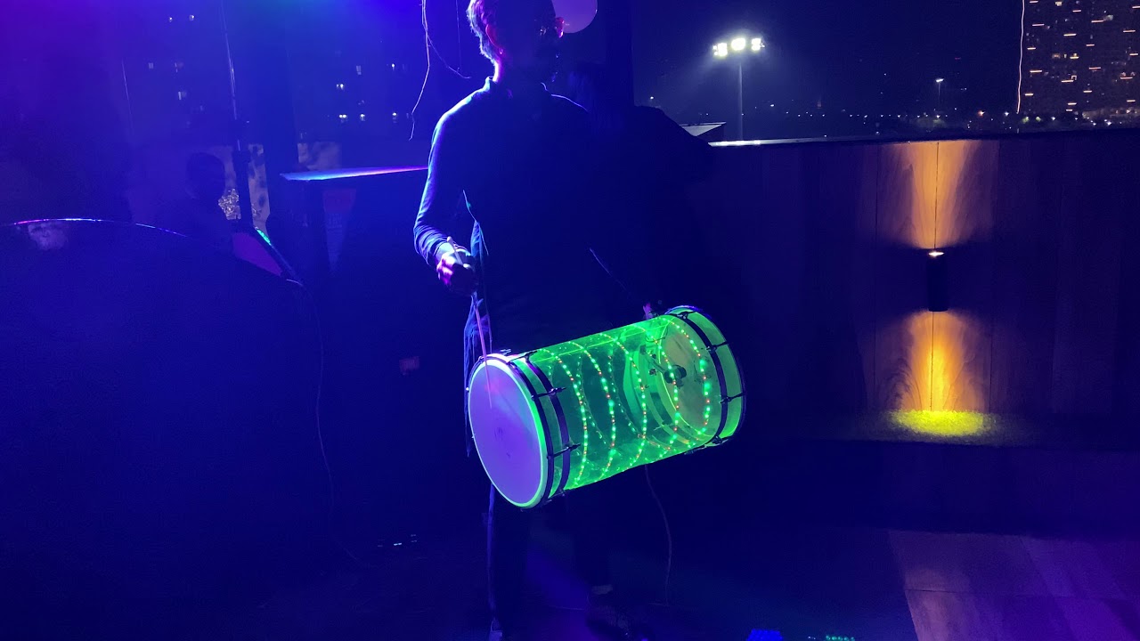 Electric dhol with dj fidek ,, hostel songs - YouTube
