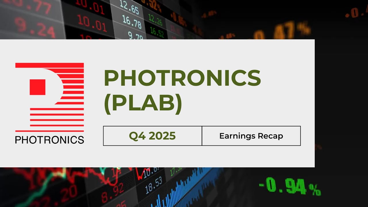 Photronics (PLAB) Q4 2025 Earnings | Record High End IC, $330M CapEx ...