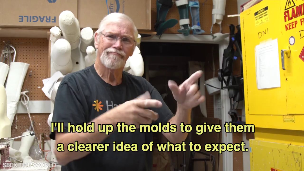 Robert Morgan is a Deaf Prosthetics Maker! - YouTube