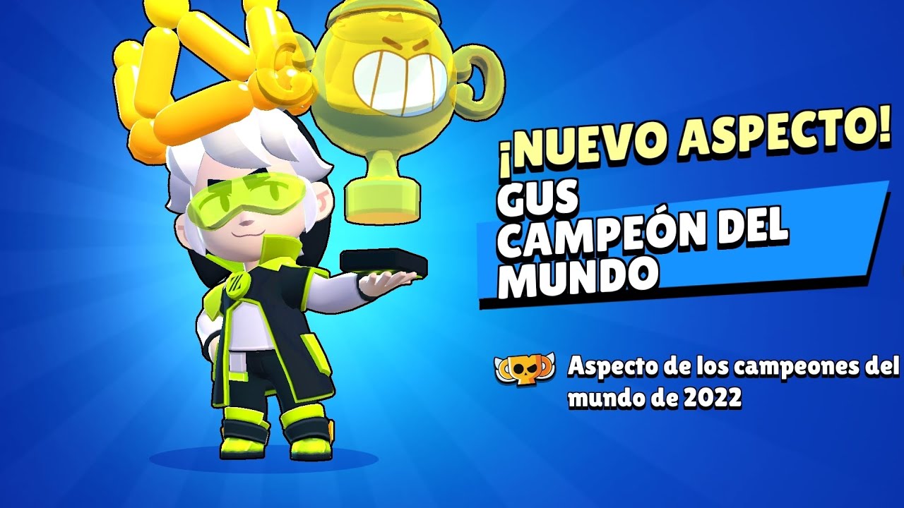 Compro La Skin De Gus Campeon Del Mundo🏆#brawlstars - YouTube
