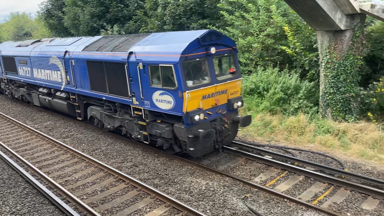 Class 66 | 66727 ‘Maritime One’ | GB Railfreight - Maritime Livery ...