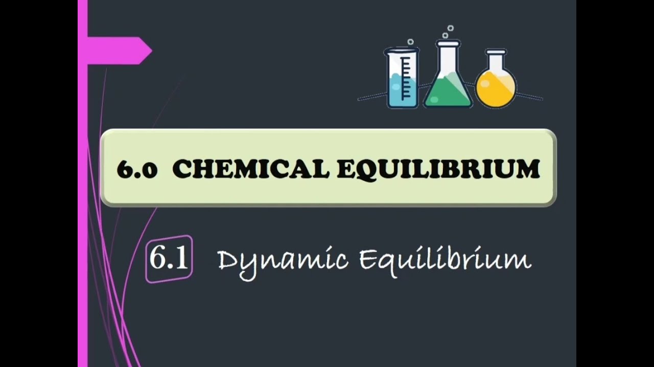 CHEMICAL EQUILIBRIUM: DYNAMIC EQUILIBRIUM - YouTube