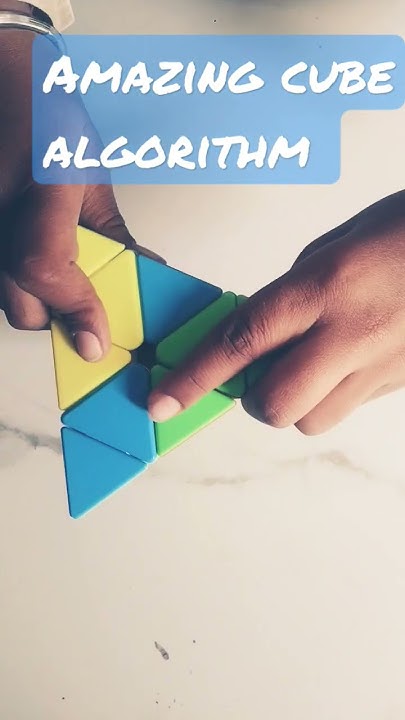 Amazing Pyramid cube algorithm - YouTube