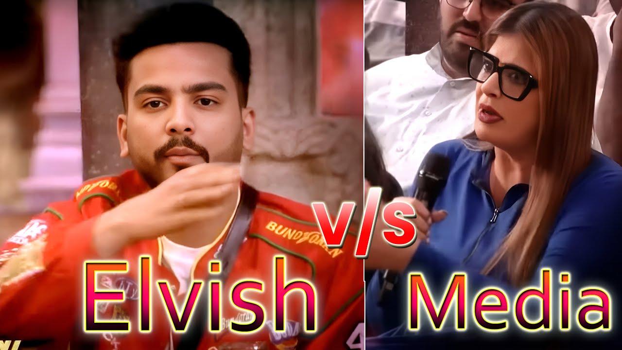 elvish angry on media bigg boss || elvish yadav in bigg boss 18 media ...