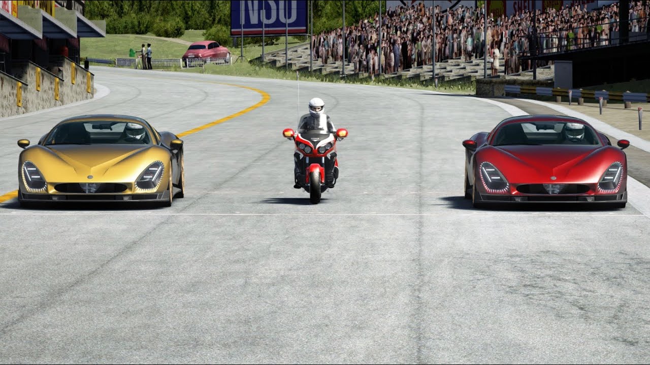 Honda GL1800 Gold Wing vs Alfa Romeo 33 Stradale 2024 at Old SPA - YouTube
