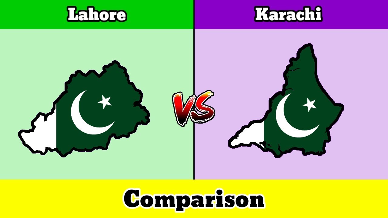 Let's Compare Karachi VS Lahore | Country Comparison | Data Duck - YouTube