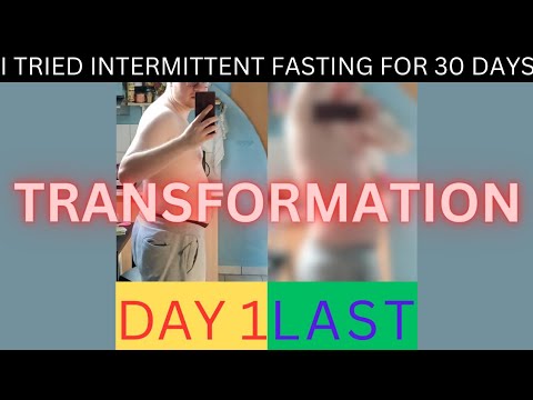DOES INTERMITTENT FASTING WORK? 30 DAYS BODY TRANSFORMATION! - YouTube